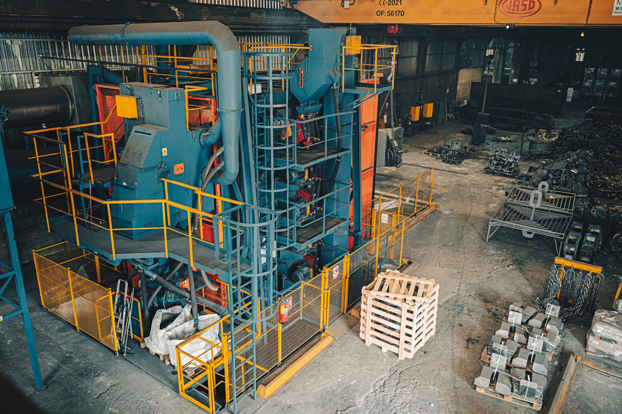 Shot blasting machine - Transformation to a sustainable foundry