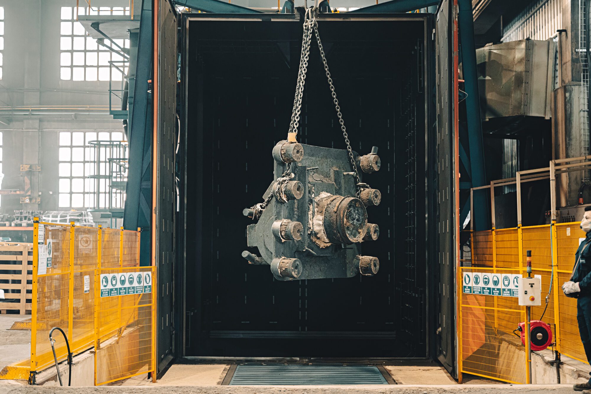 Shot blasting machine - Transformation to a sustainable foundry